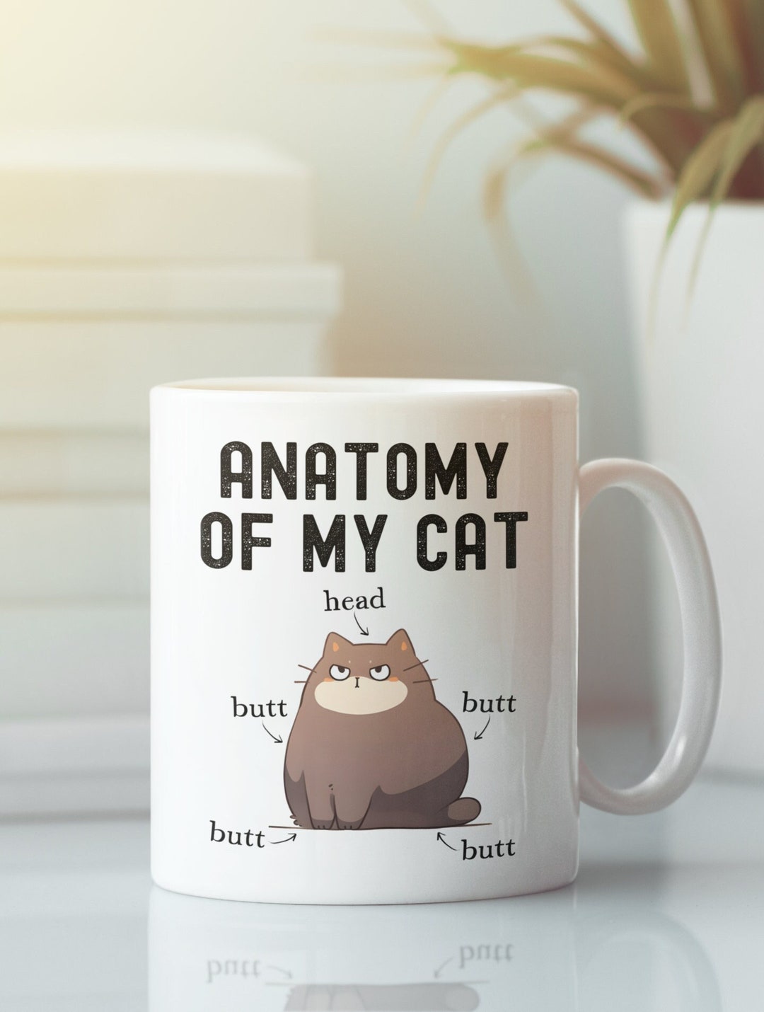 Fat Cat Gifts, Anatomy of a Cat Mug, Anatomy of My Cat Coffee Cup ...