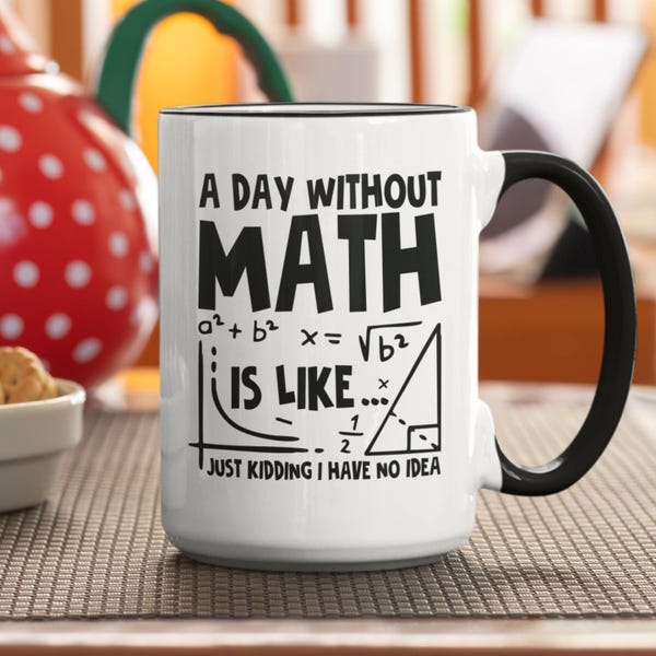 Math Mug - Etsy