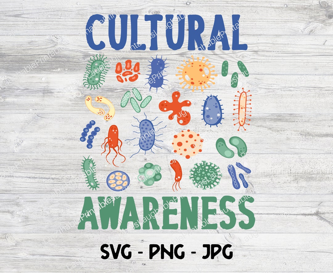 Microbiology SVG, Cultural Awareness Cut File, Infectious Disease ...