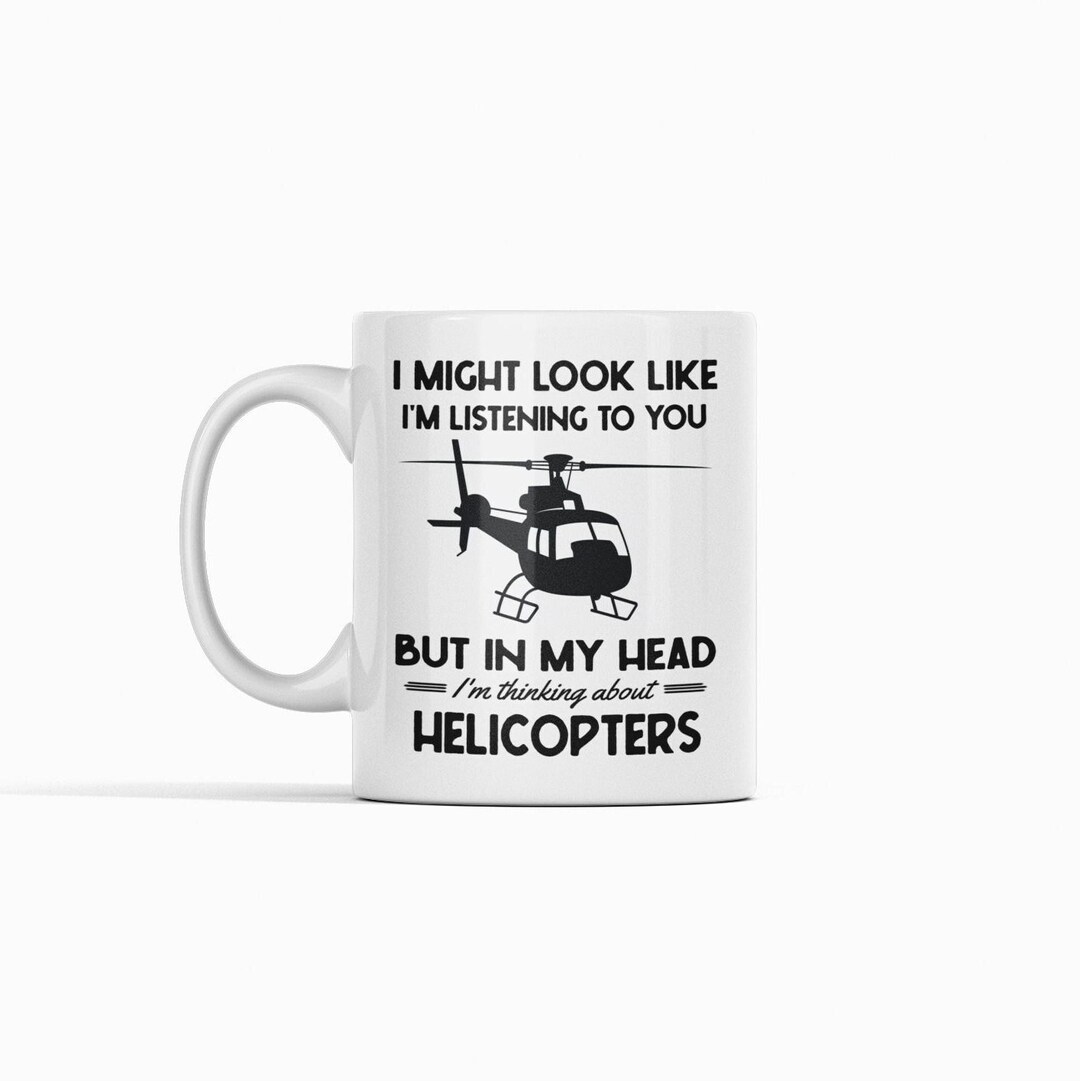 Helicopter Mug, Helicopter Gifts, Helicopter Enthusiast Coffee Cup ...