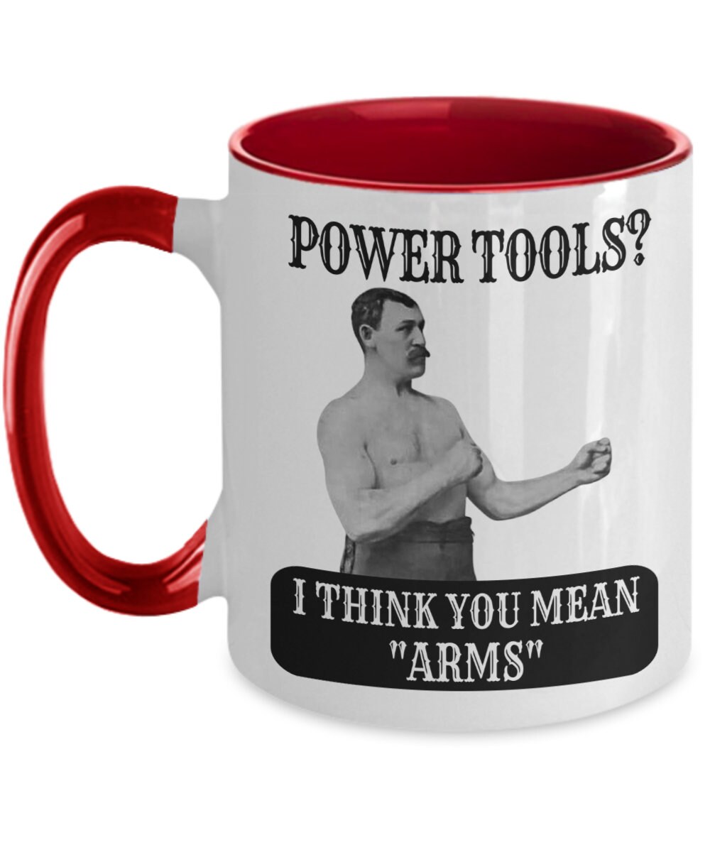 Manly Coffee Mug Manly Gifts Overly Manly Man Mug - Etsy