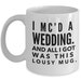Personalized Wedding MC Gift, Custom Wedding Emcee Coffee Mug ...
