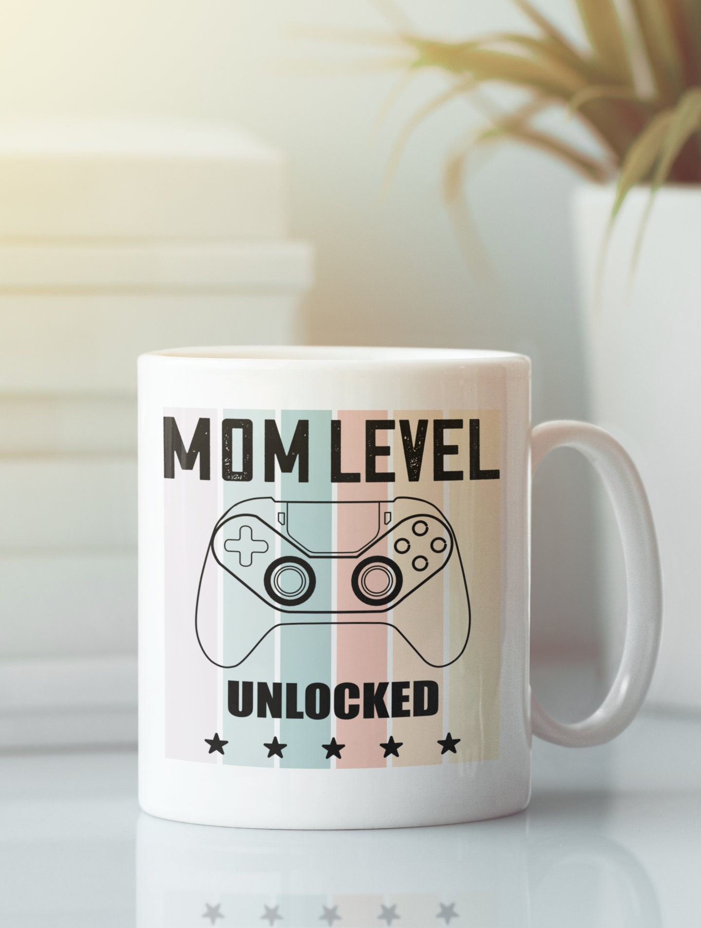 Gaming Mom Mug Gamer Mom Gift Mom Level Unlocked New Mom - Etsy