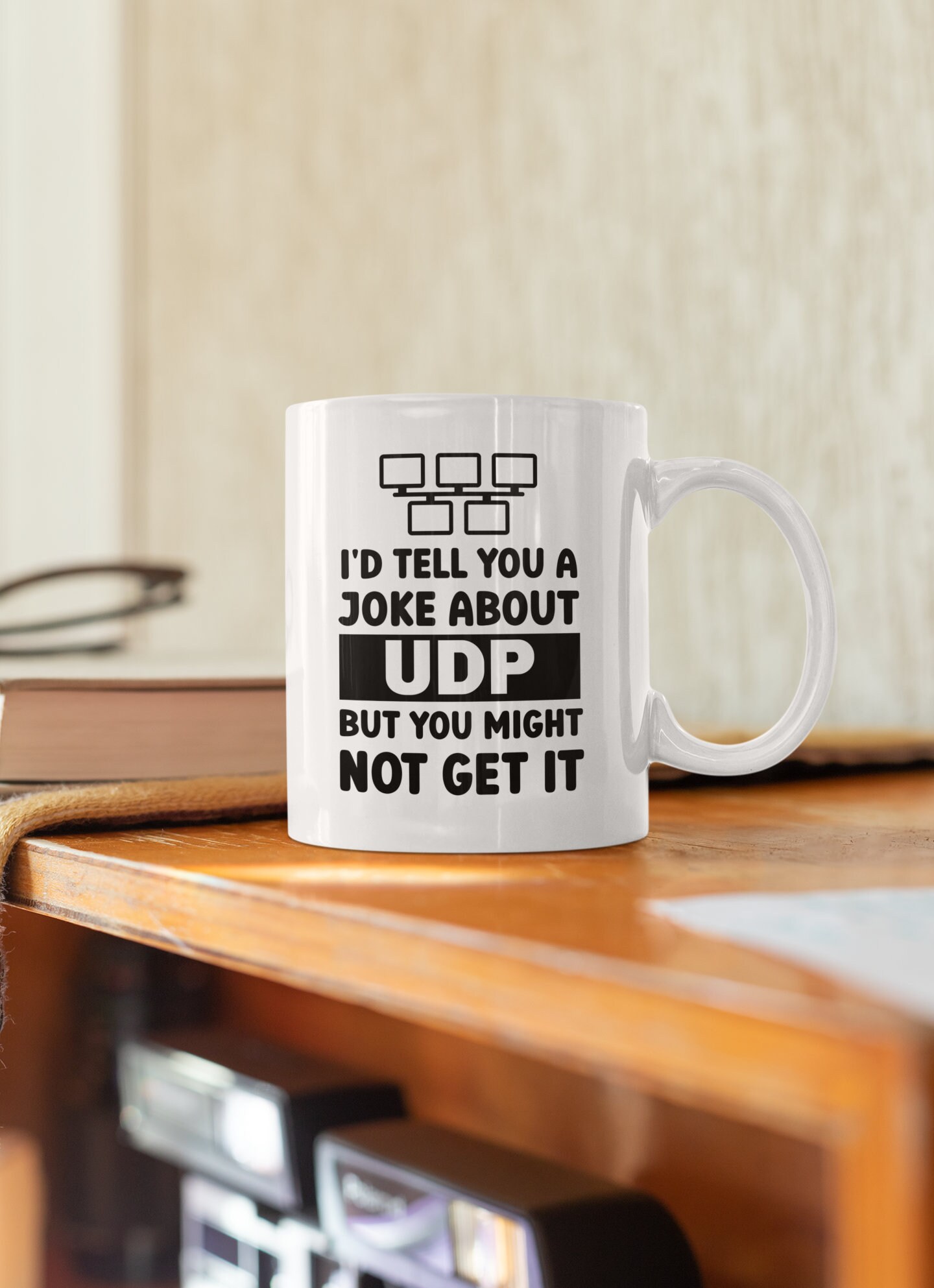 Computer Science Mug, Programmer Gift, I'd Tell You a Joke About UDP ...