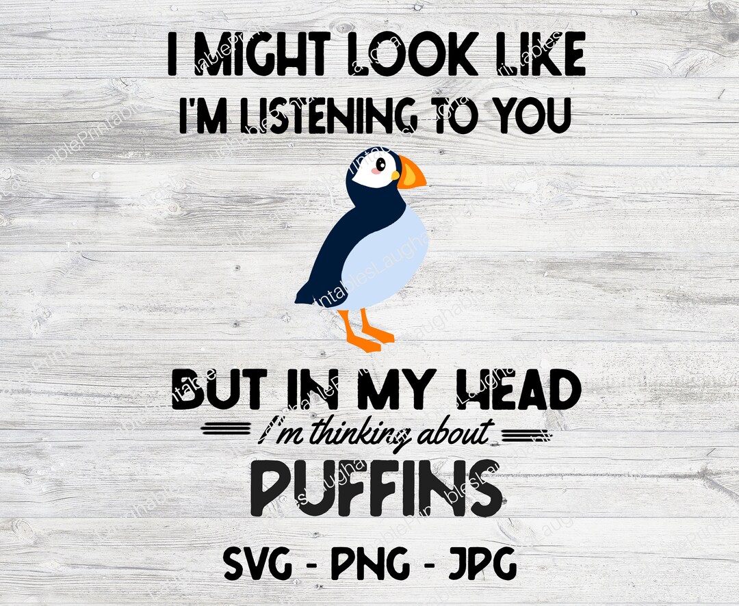 Puffins SVG, Puffin Crafting File, Cricut Cutting File, Png Jpg Clipart ...
