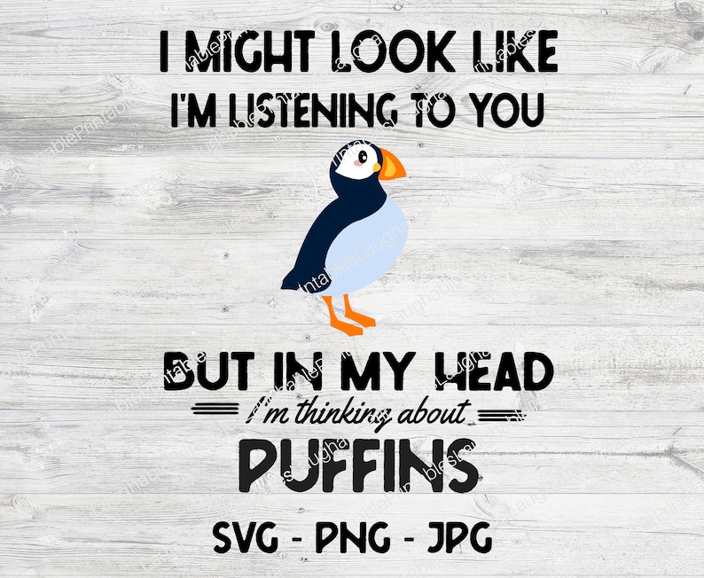 Puffins SVG Puffin Crafting File Cricut Cutting File Png - Etsy Canada