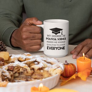 Political Science Gift, Political Science Mug, My Degree in Political ...