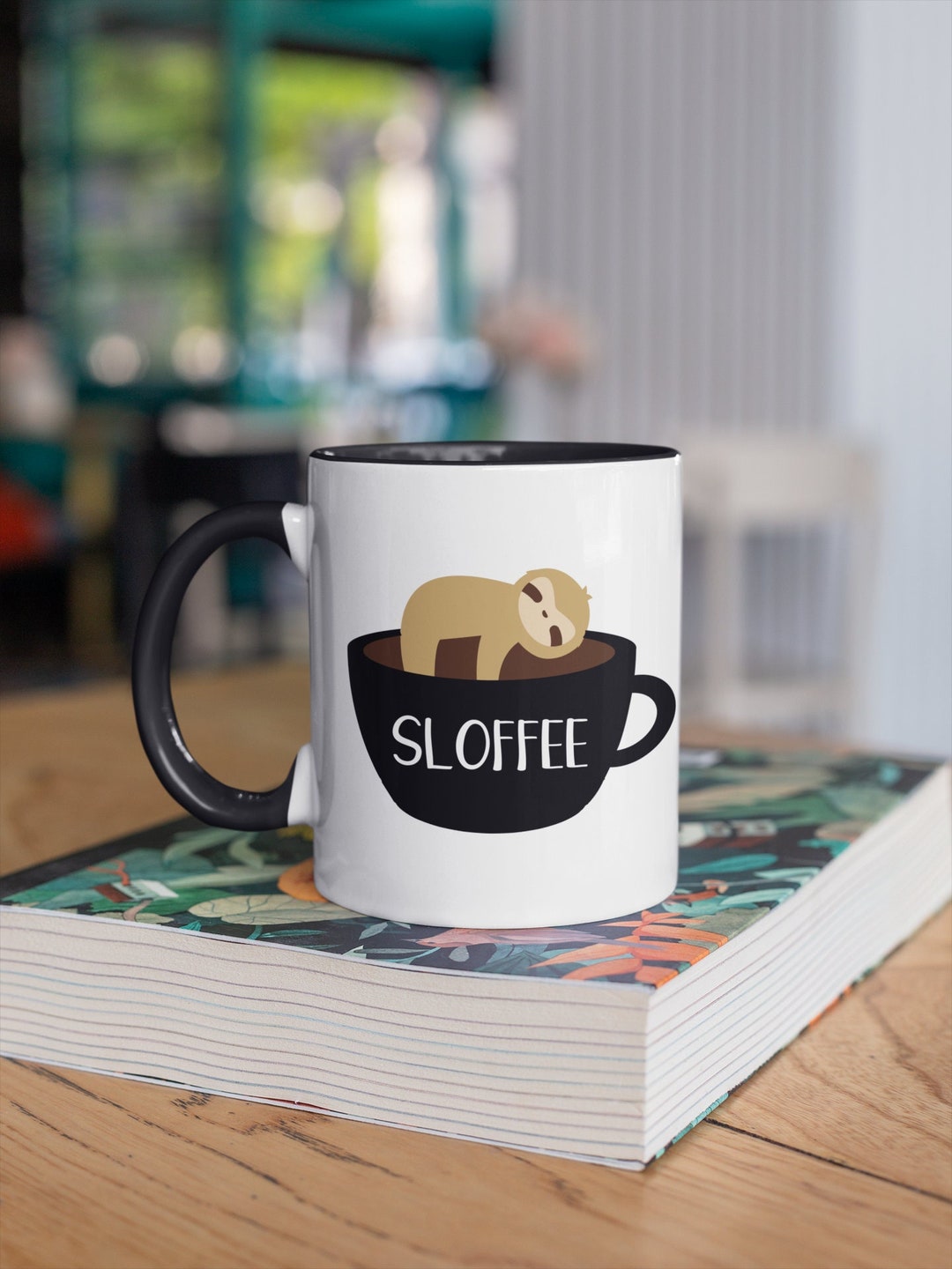 Sloth Mug, Sloffee Mug, Funny Sloth Coffee Cup, Sloth Gifts, Funny Joke ...