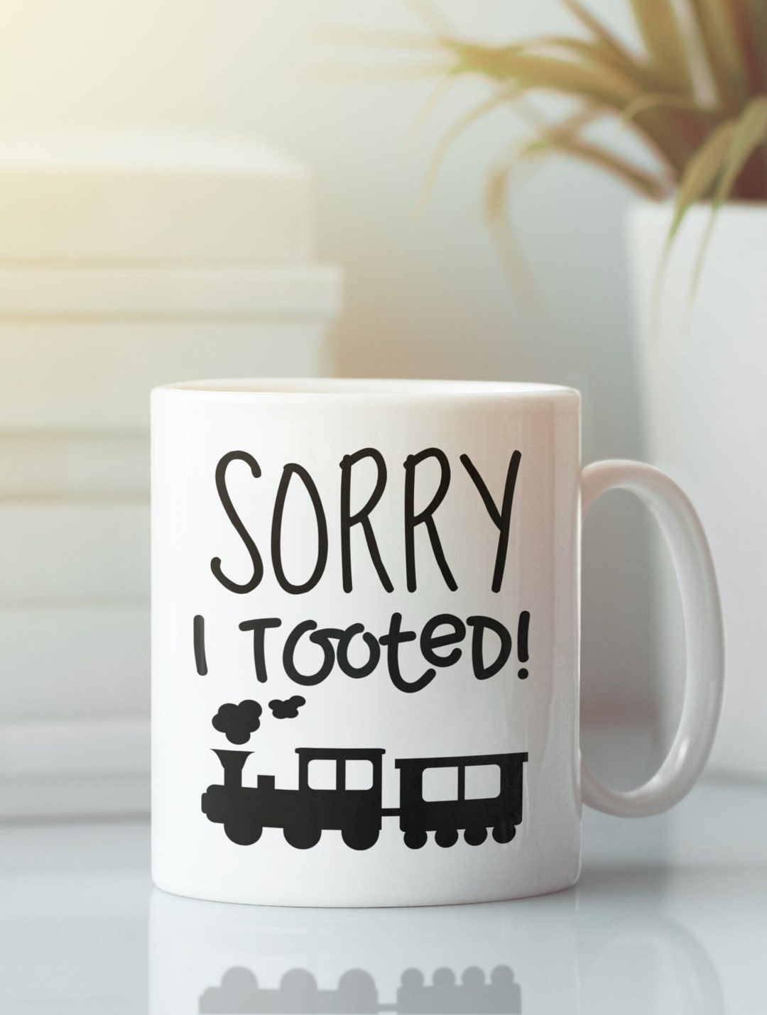 Train Mug, Sorry I Tooted Train Mug, Train Cup, Train Lover Mug, Funny ...