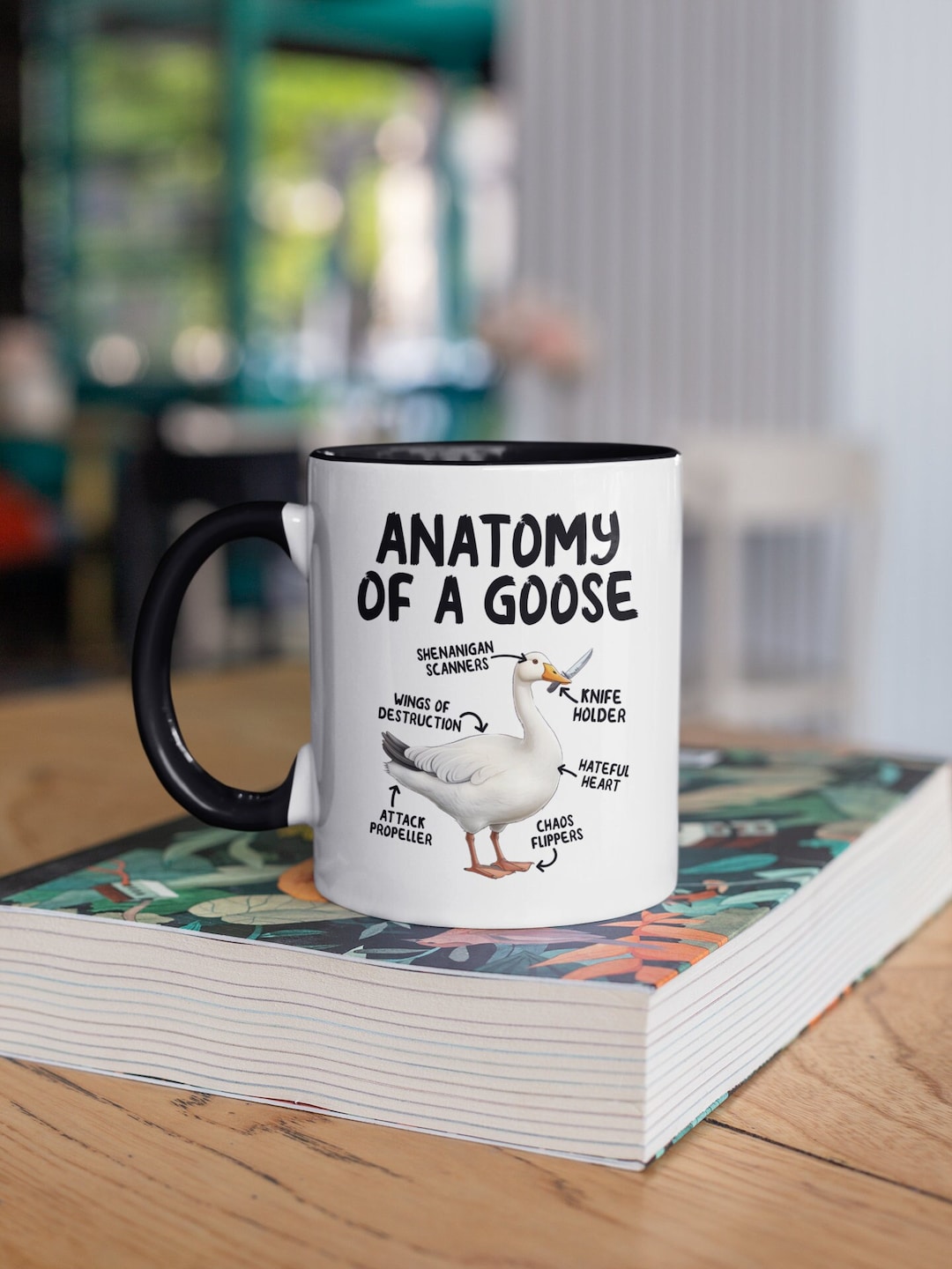 Goose Mug, Anatomy of a Goose Cup, Funny Goose Gifts, Goose Lover ...