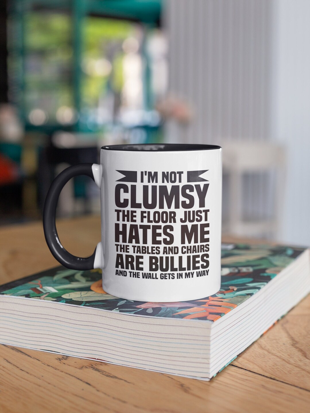 I'm Not Clumsy Mug, Clumsy Gifts, the Floor Just Hates Me, Funny Klutz ...
