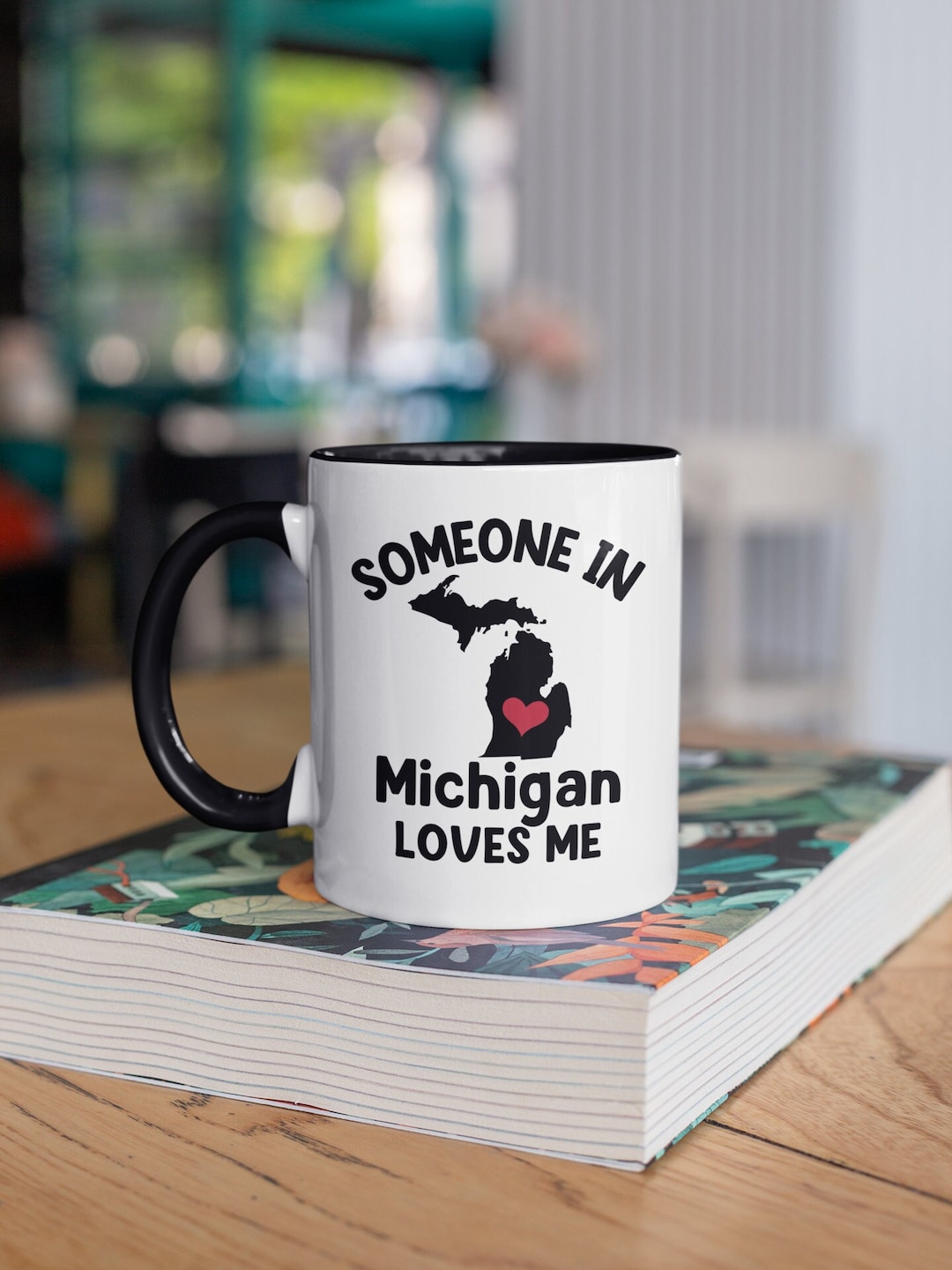 Someone in Michigan Loves Me, Michigan Mug, Long Distance Relationship ...