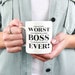 World's Worst Boss, Funny Boss Mug, Worst Boss Ever Mug, Boss Gifts ...