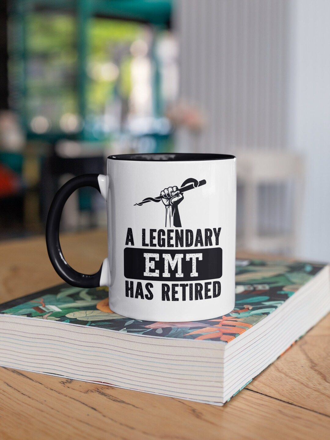 Retired EMT Gifts, EMT Retirement Mug, A Legendary EMT Has Retired ...