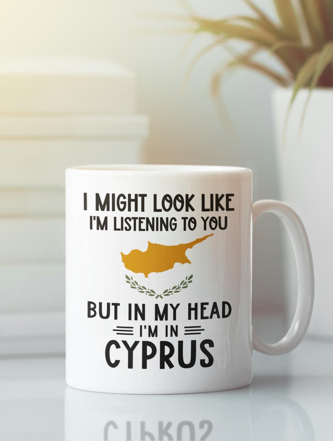 Cyprus Mug, Cyprus Gifts, Funny Cyprus Lover Coffee Mug, I Might Look ...