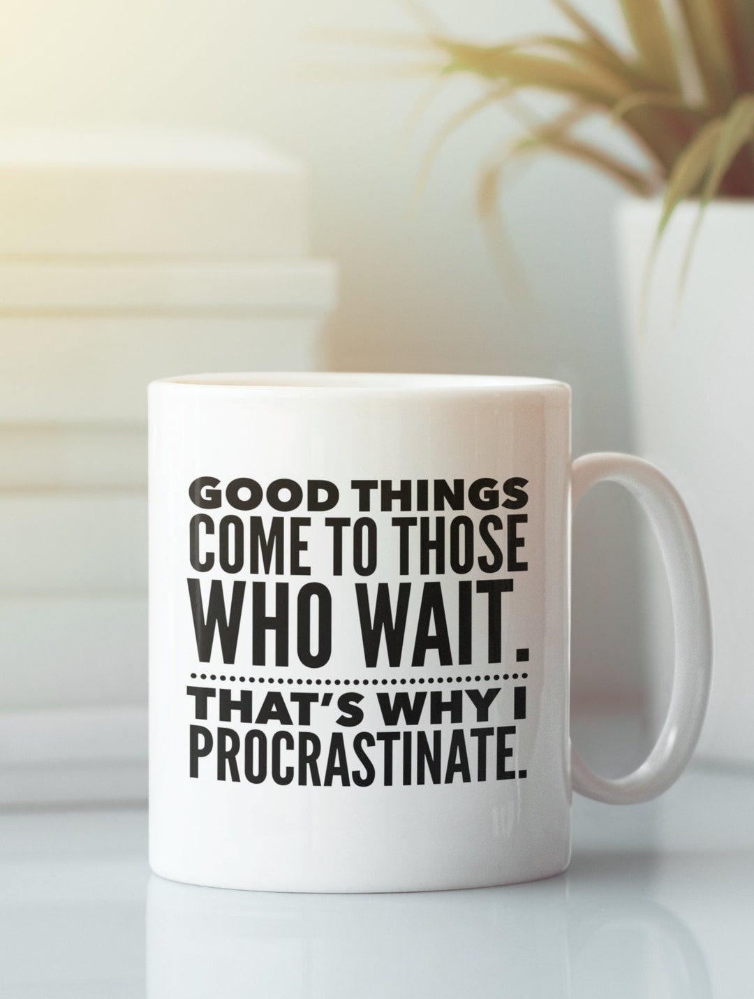 Procrastination Mug, Procrastinator Gift, Funny College Student Present ...