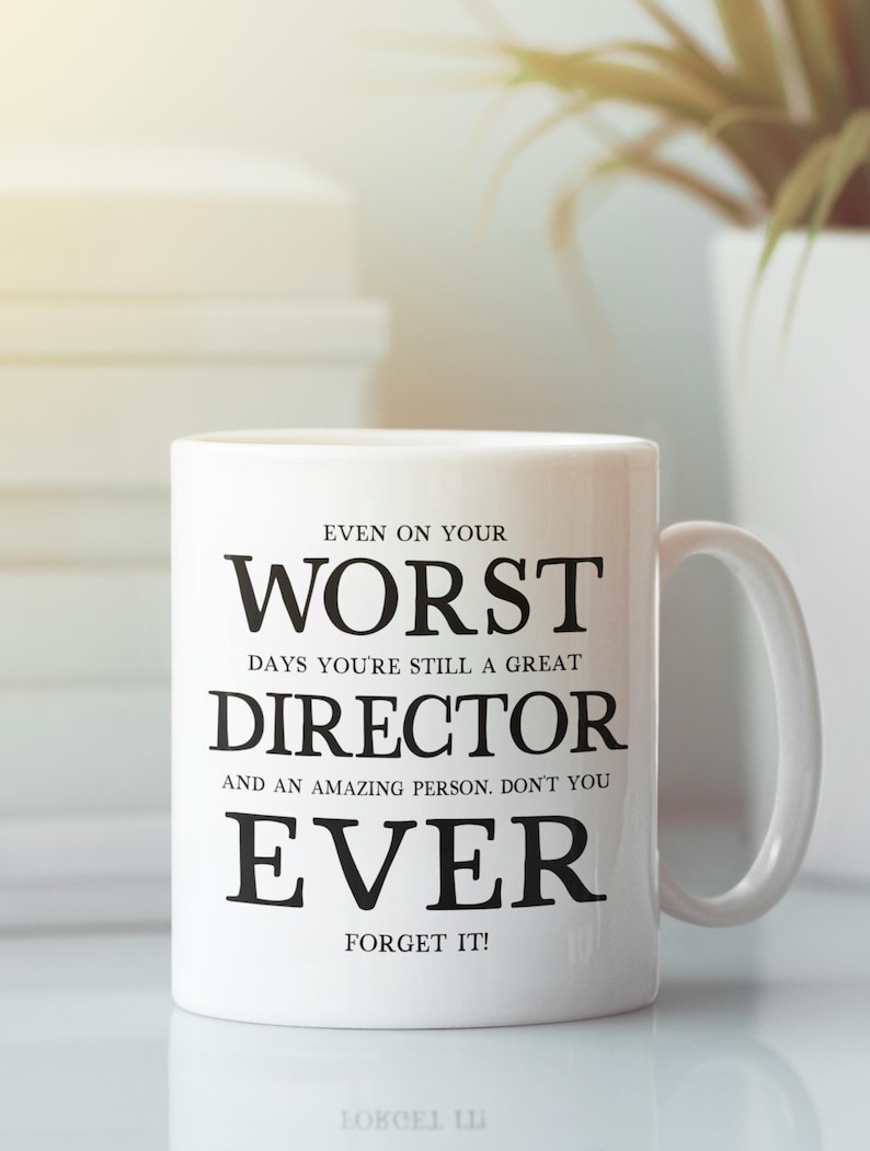 Worst Director Ever Mug, Funny Hidden Message Gift Coffee Cup - Etsy