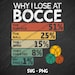 Bocce SVG, Funny Bocce Ball Lover Clipart, Png Jpg Instant Download ...
