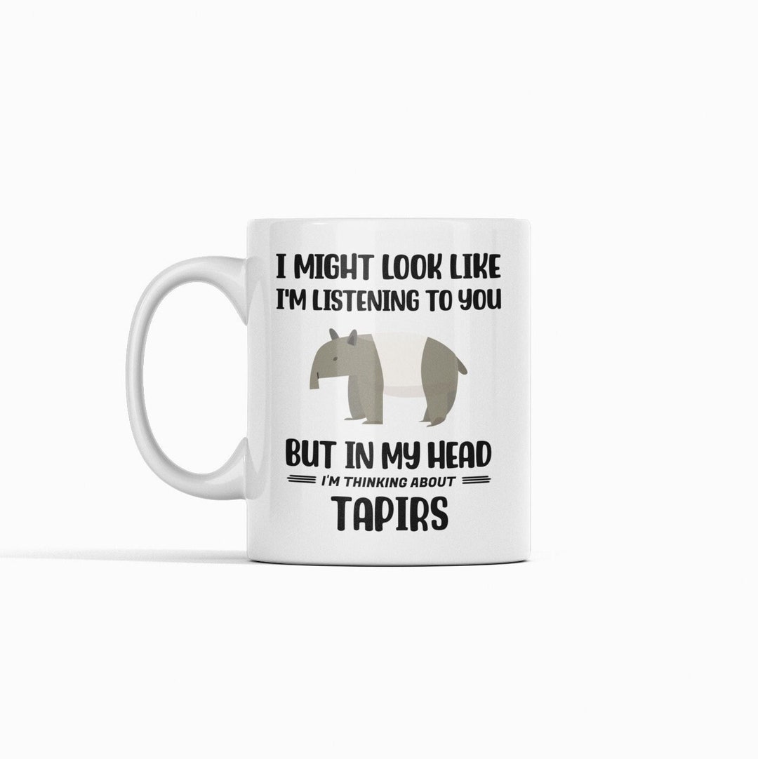 Tapir Gifts, Tapir Mug, Malayan Tapir, Tapir Lover Gift, Funny Tapir ...