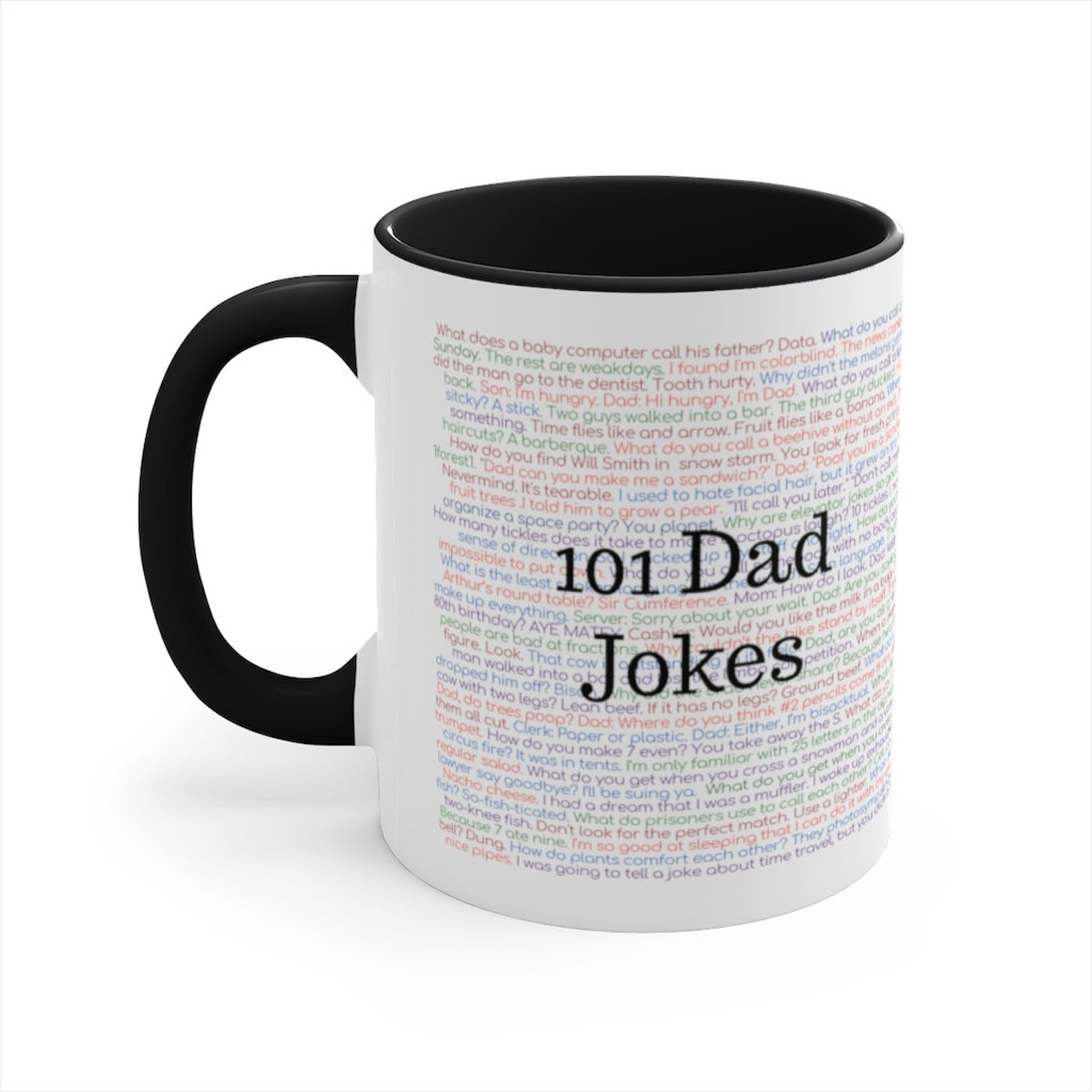 Dad Joke Mug 101 Dad Jokes Gift for Father's Day Dad - Etsy