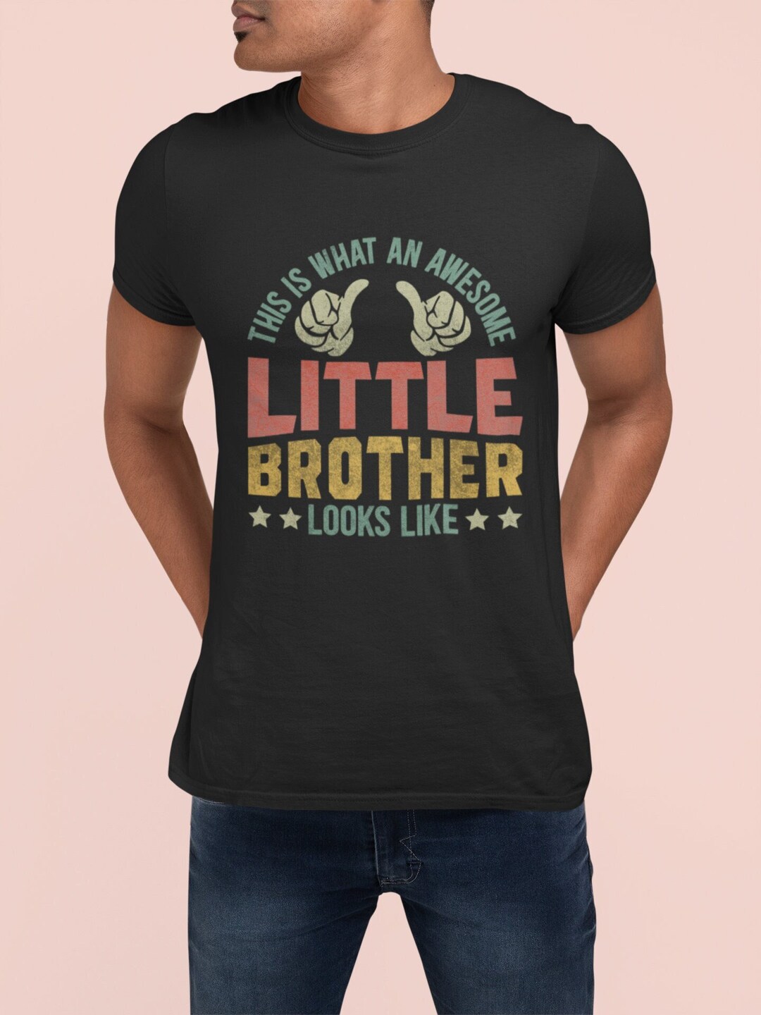 Little Brother Shirt, Younger Brother Gifts, This is What an Awesome ...