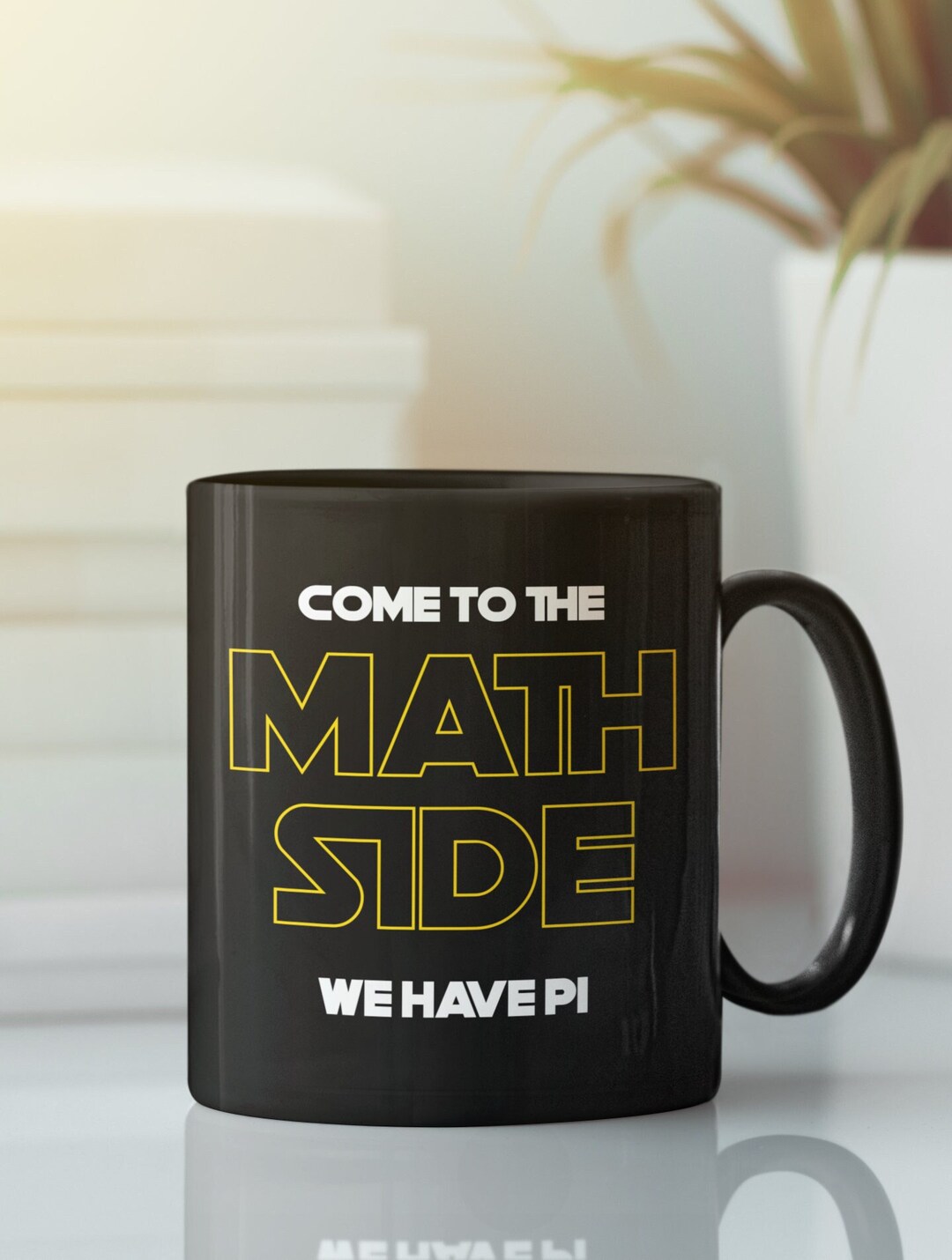Come to the Math Side, Pi Mug, Funny Nerd Mug, Dark Side, Science Cup ...