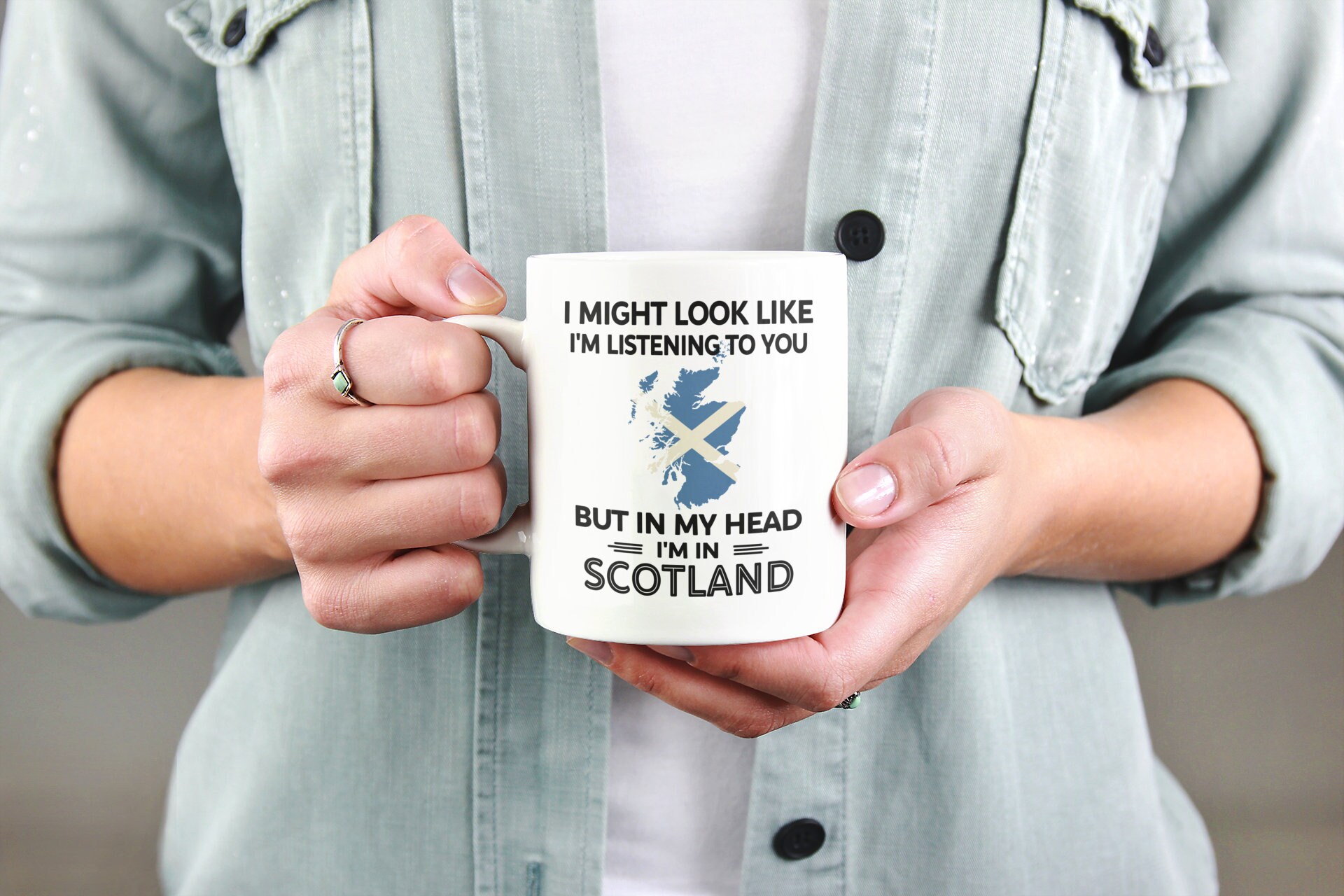 Scotland Mug, Scottish Gifts, Funny Scotland Lover Coffee Cup, I Might ...