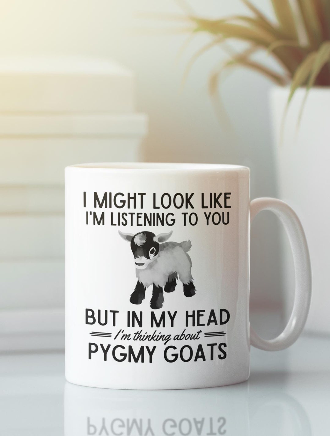 Pygmy Goat Gifts, American Pygmy Goat Lover Mug, I Might Look Like I'm ...