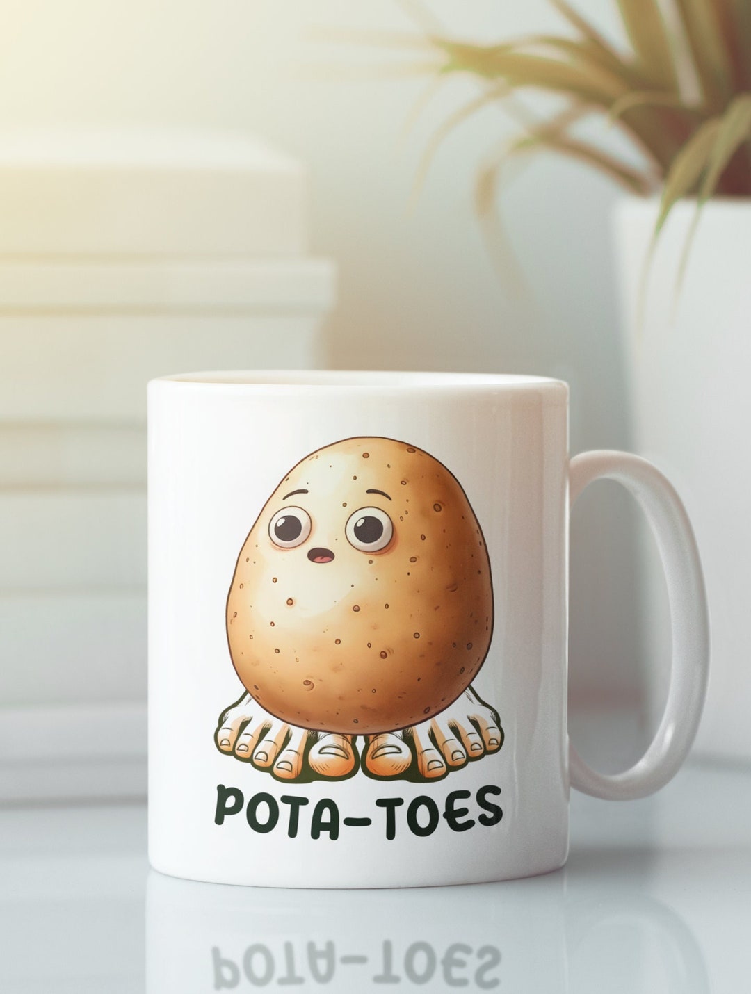 Pota Toes Mug, Potato Toes Gifts, Funny Tater Lover Coffee Cups, Potato ...