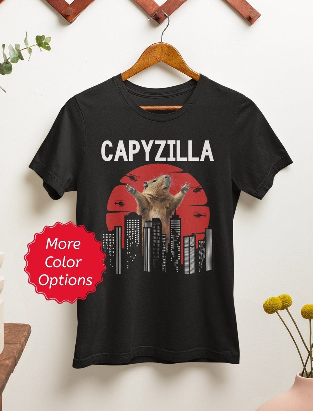 Funny Capybara Shirt, Capyzilla Tshirt, Capybara Lover Gifts, Capybara ...