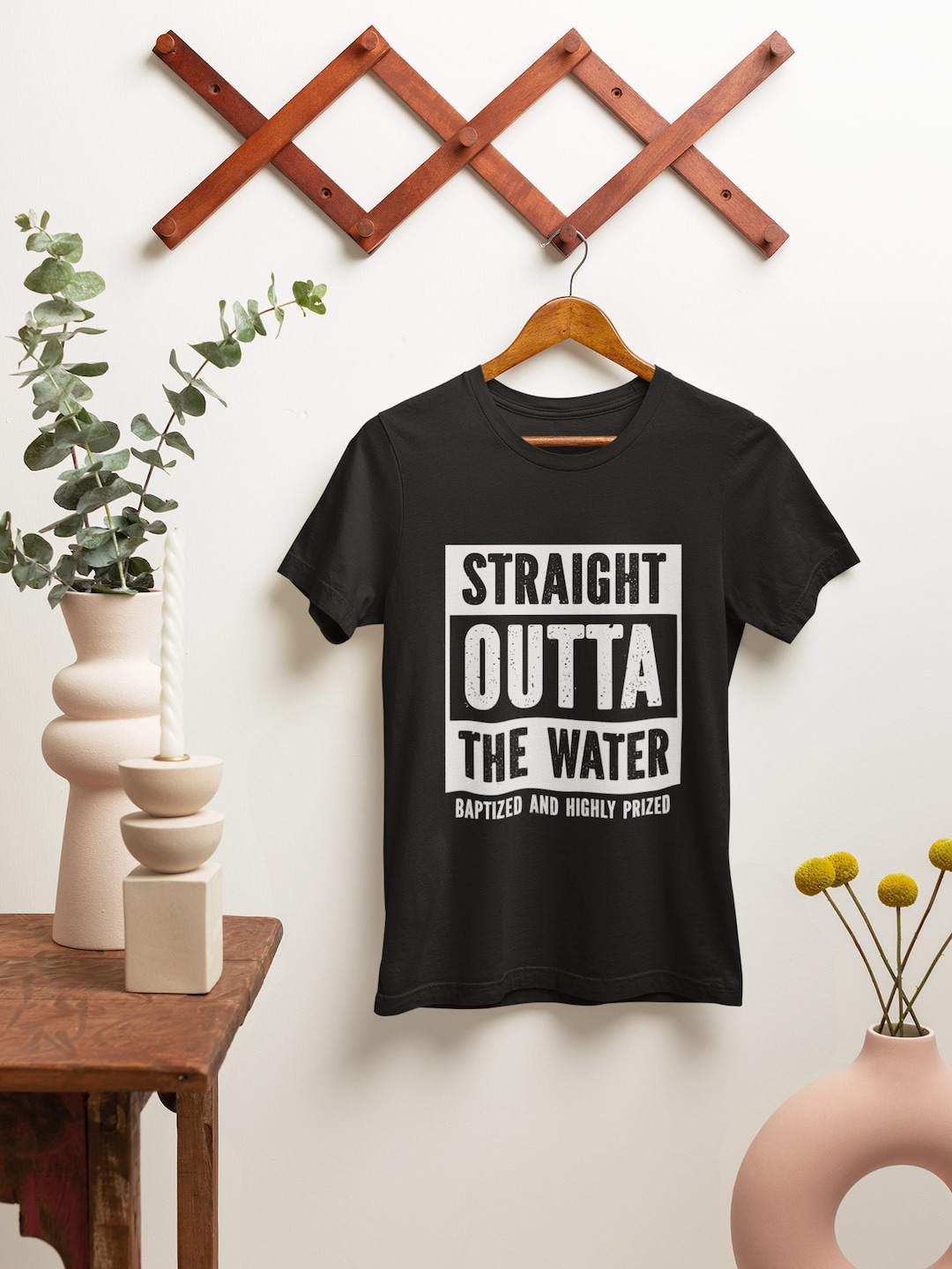 Baptism Shirt Adult, Baptized Shirt, Baptism Gifts, Straight Outta the ...