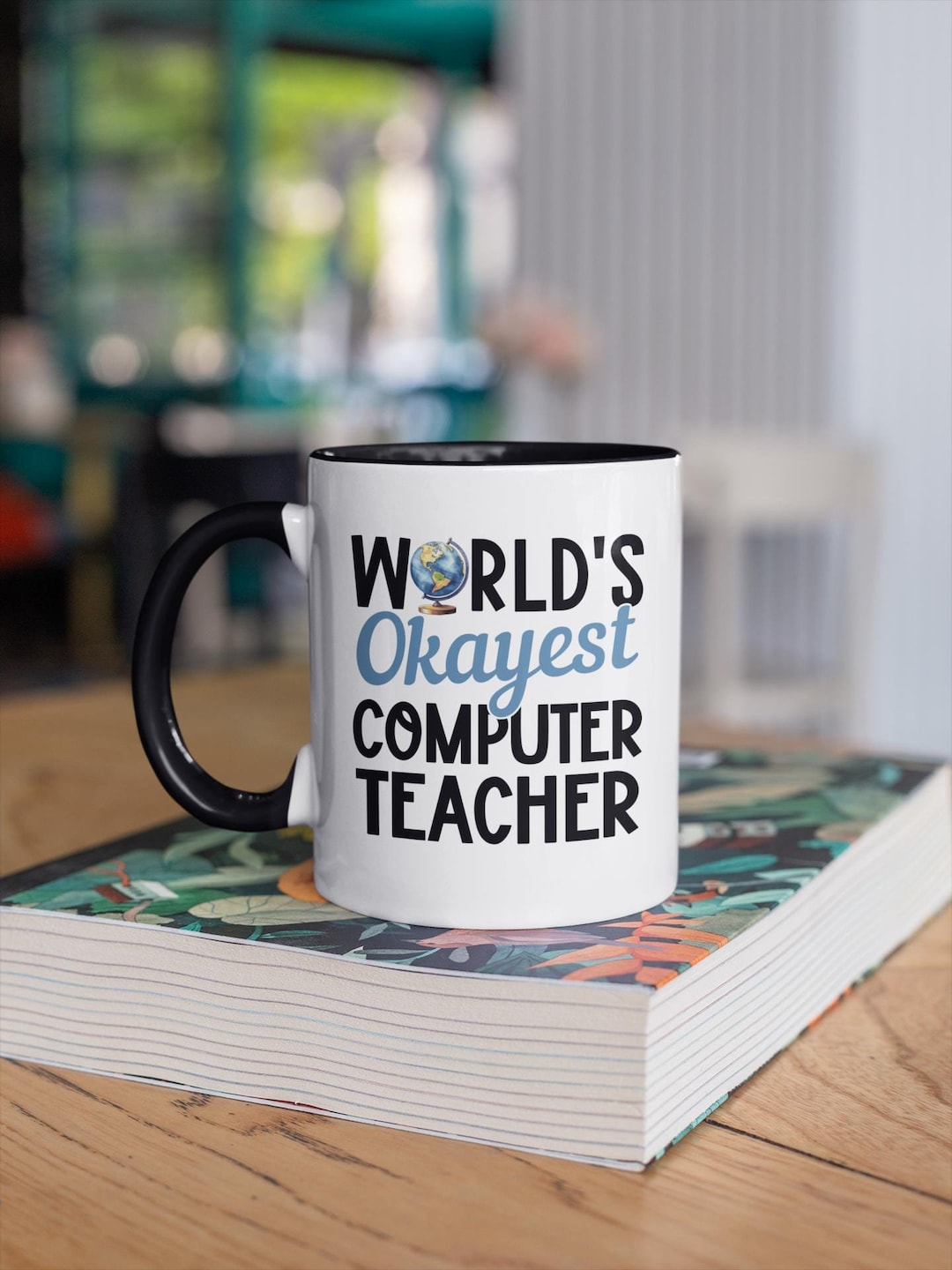 Computer Teacher Gifts, Computer Instructor Mug, World's Okayest Computer Teacher Mug, Funny ...