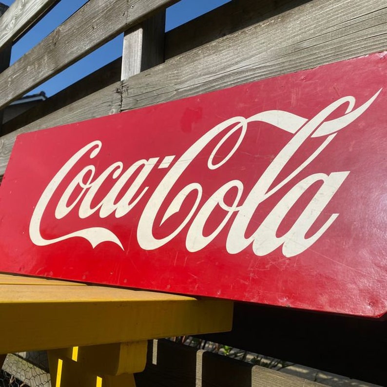 Vintage Wooden Coca Cola Arrow Sign - Etsy