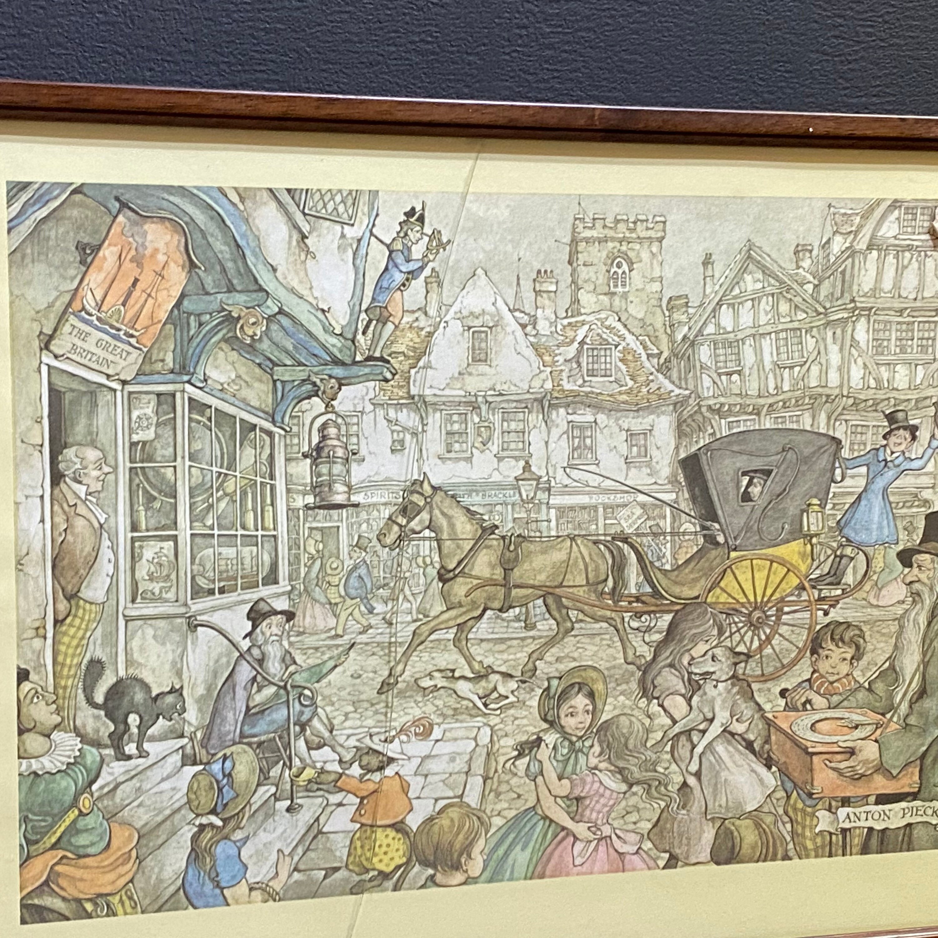 Anton Pieck Print in Frame 1 - Etsy