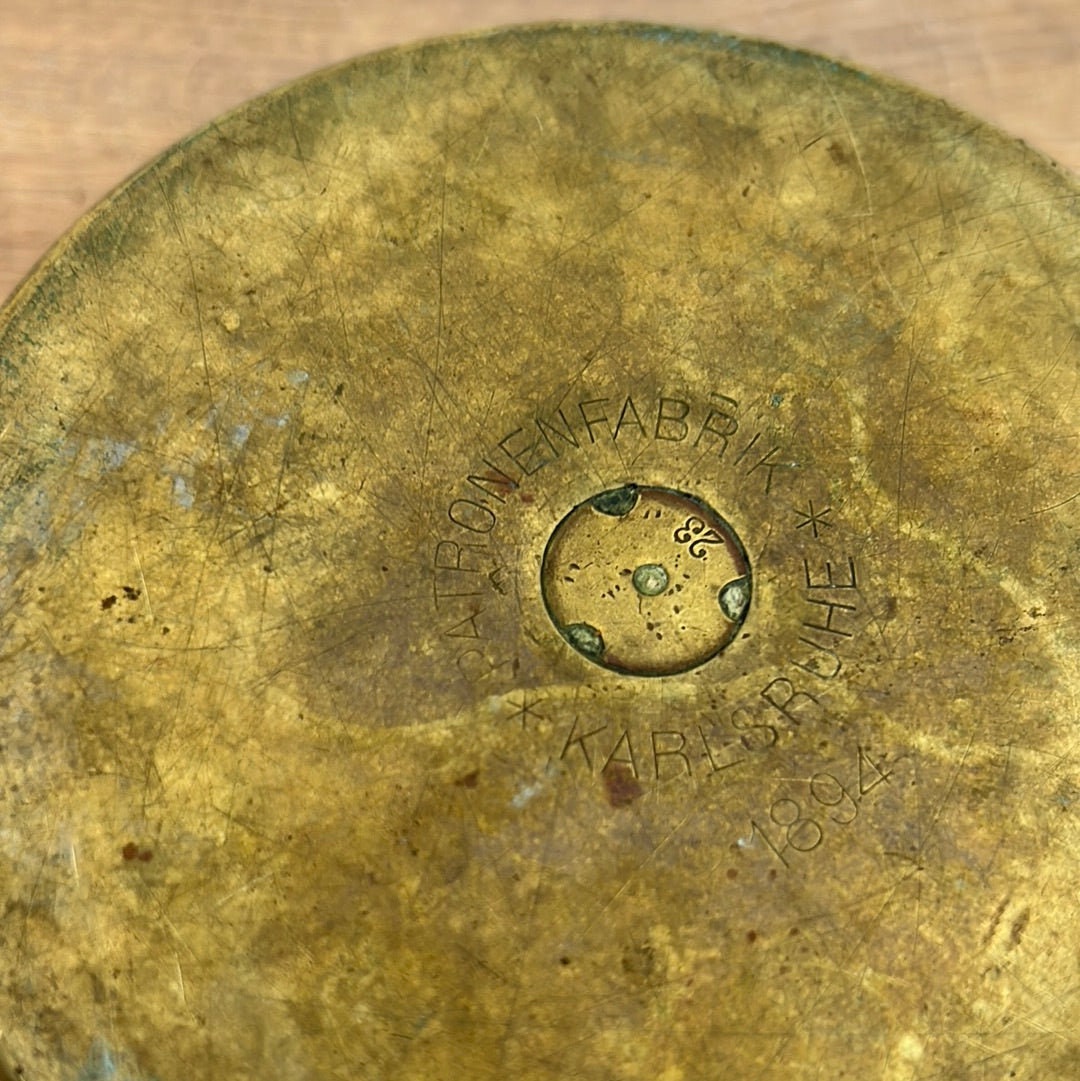 Antique Brass WW1 Trench Art Shell Ashtray - Etsy