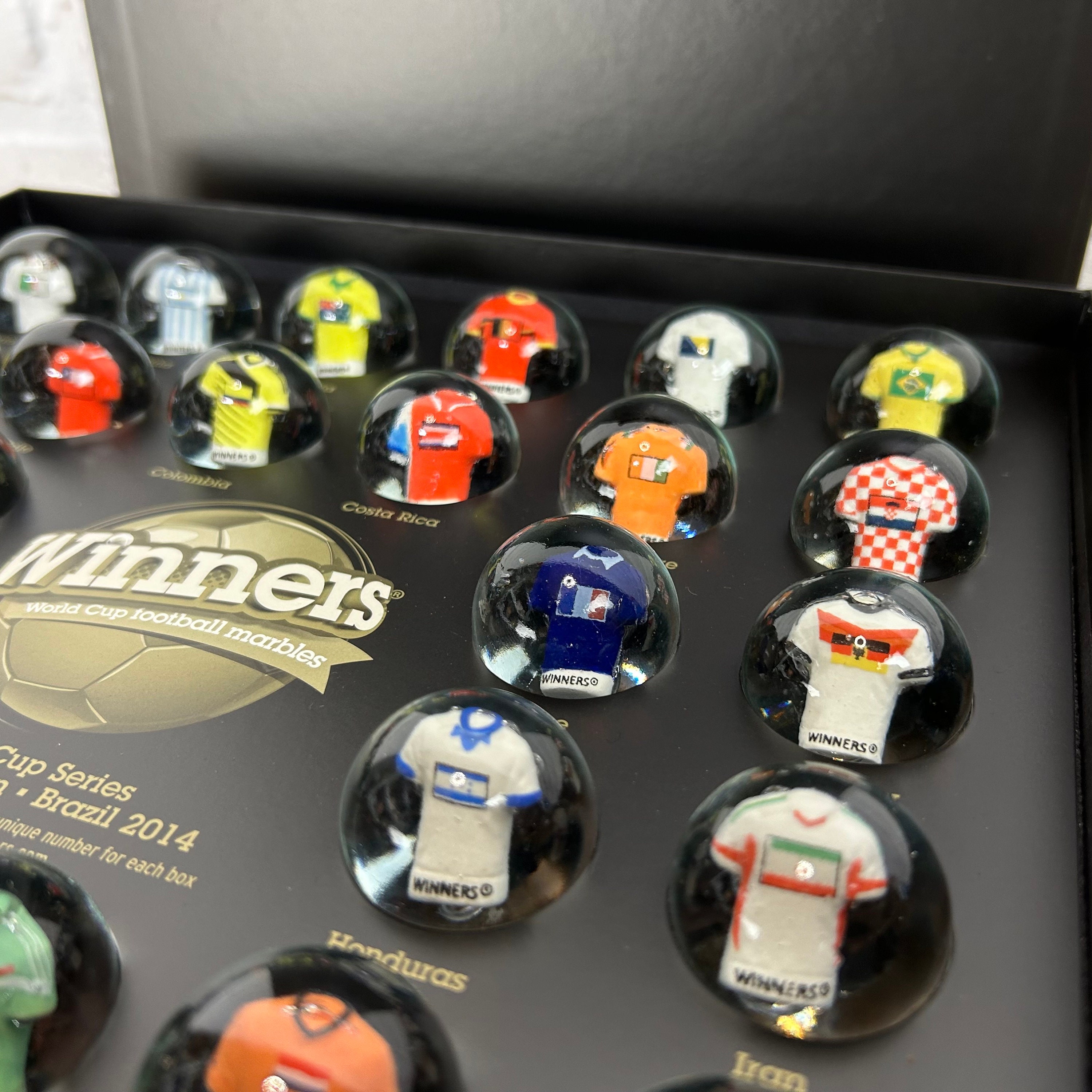 Limited Marbles Box Set World Cup Football Rare Marbles 2014 Free ...