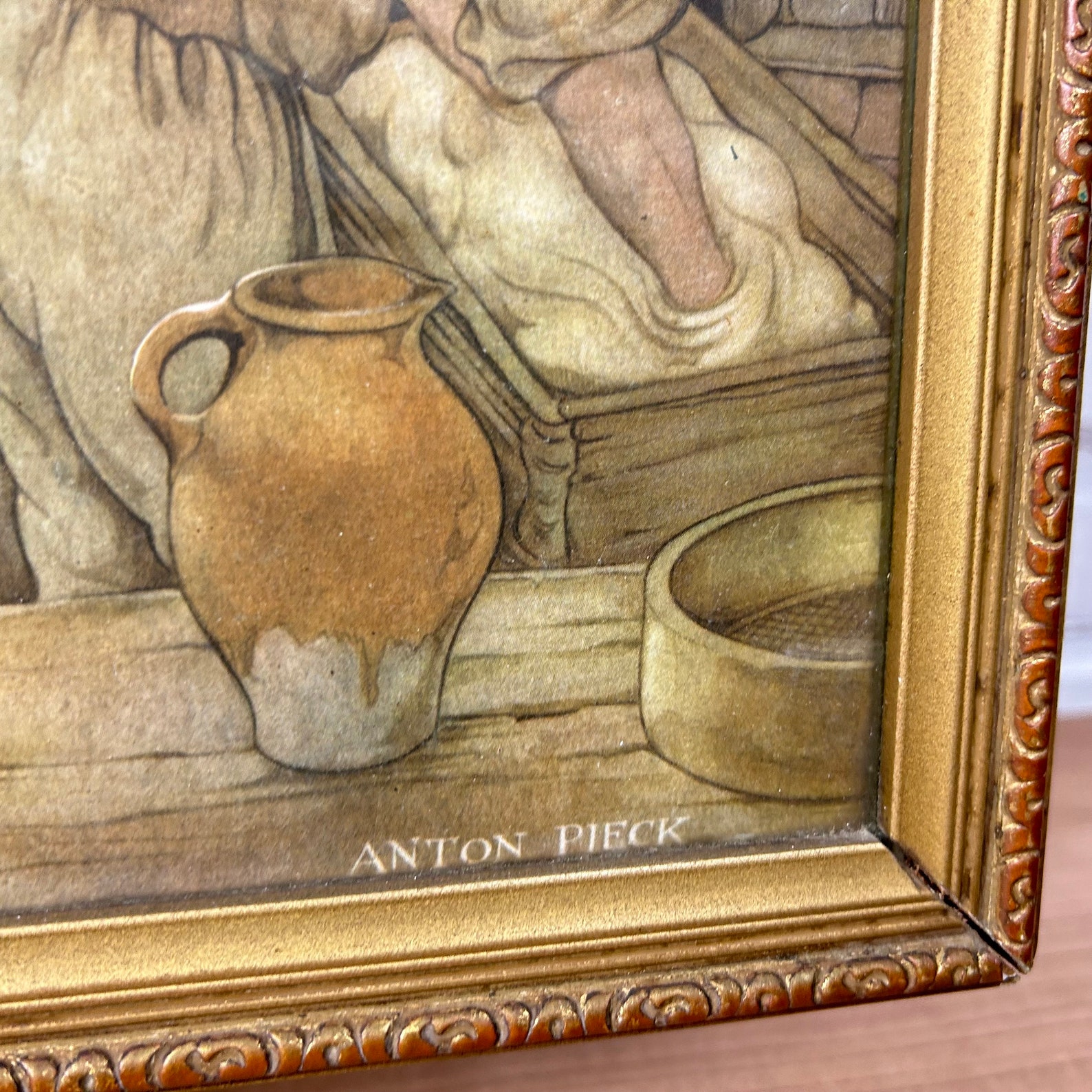 Large Anton Pieck Print the Backery 2 - Etsy