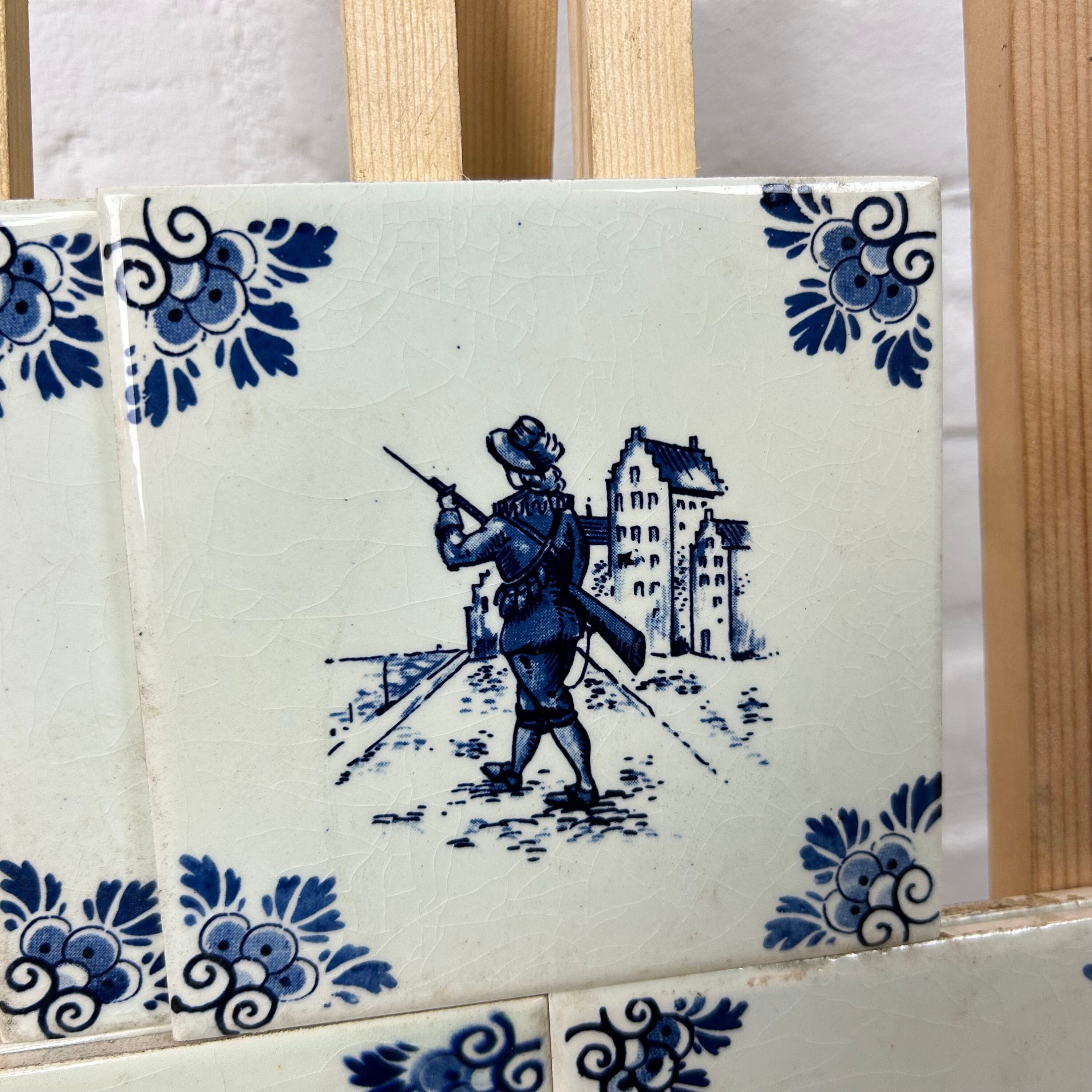 Sets Van 19 Unieke Delfts Blauwe Tegels Villeroy & Boch - Etsy