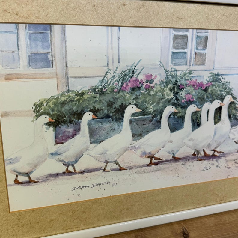 Dawna Barton “dinner Call” Geese’s Going to Dinner - Etsy