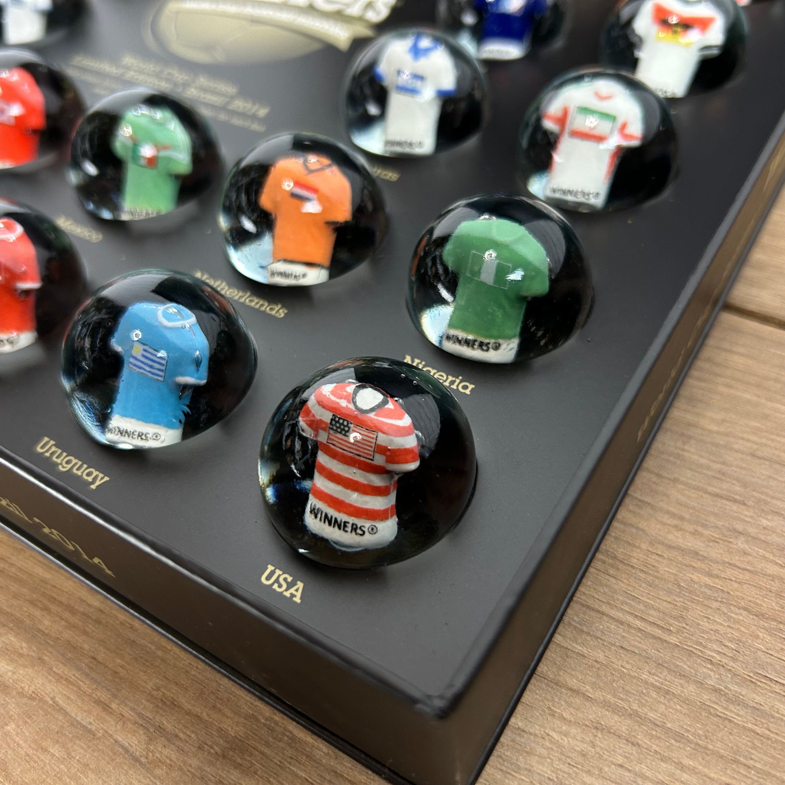 Limited Marbles Box Set World Cup Football Rare Marbles 2014 Free ...