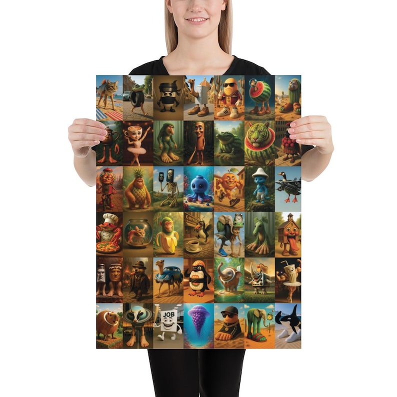 Brain Rot All-stars Poster – All the Famous Italian Brainrots on One ...