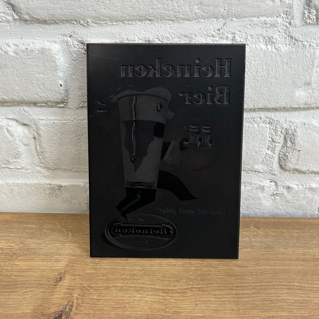 Unique Bakelite Heineken Beer Print Advertisement Original Plate - Etsy