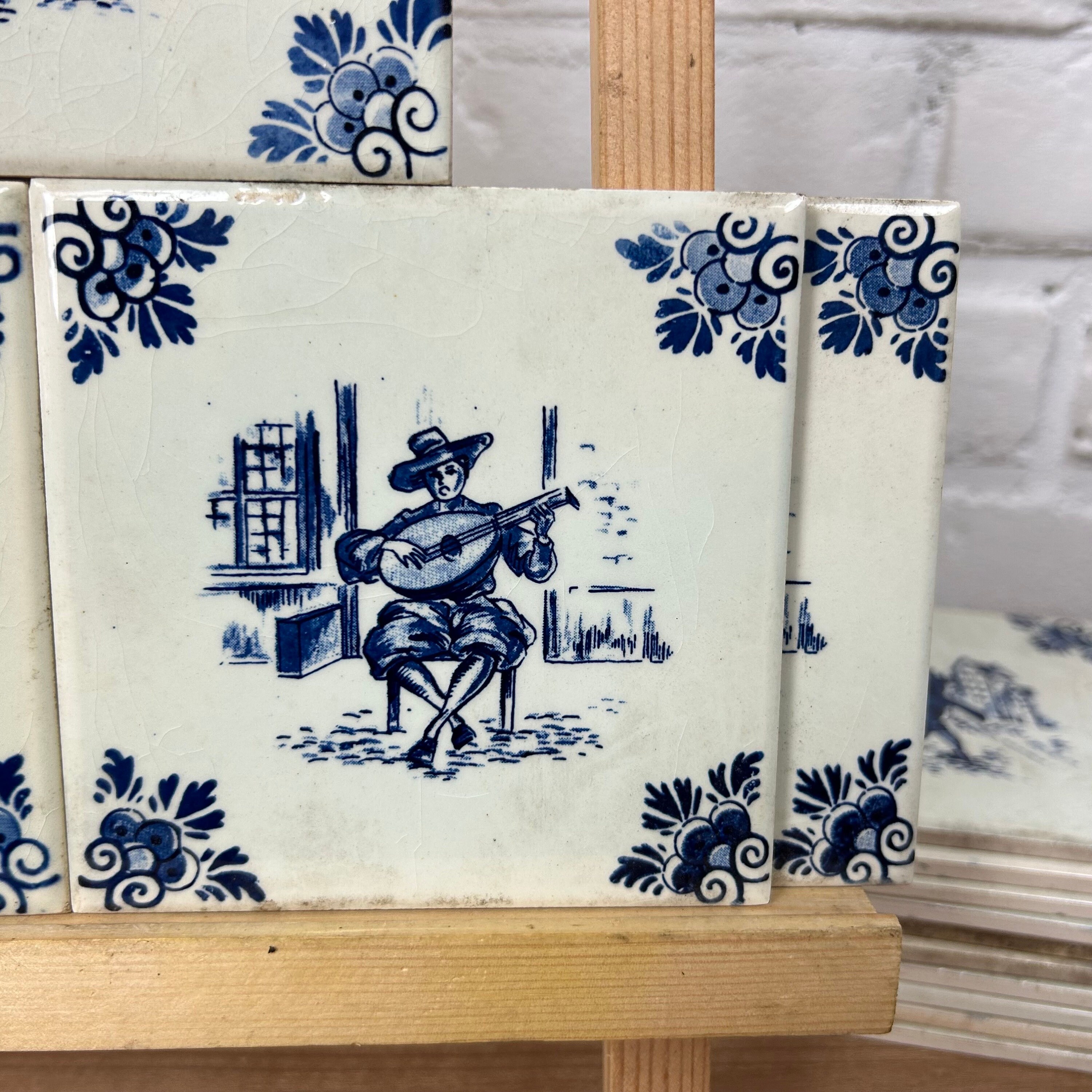 Sets Van 19 Unieke Delfts Blauwe Tegels Villeroy & Boch - Etsy