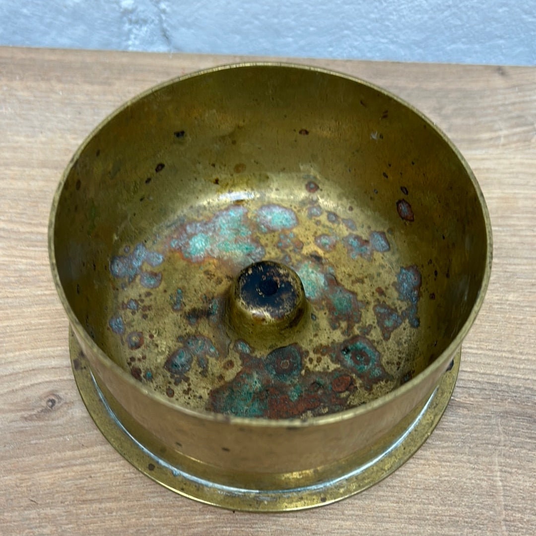 Antique Brass WW1 Trench Art Shell Ashtray - Etsy