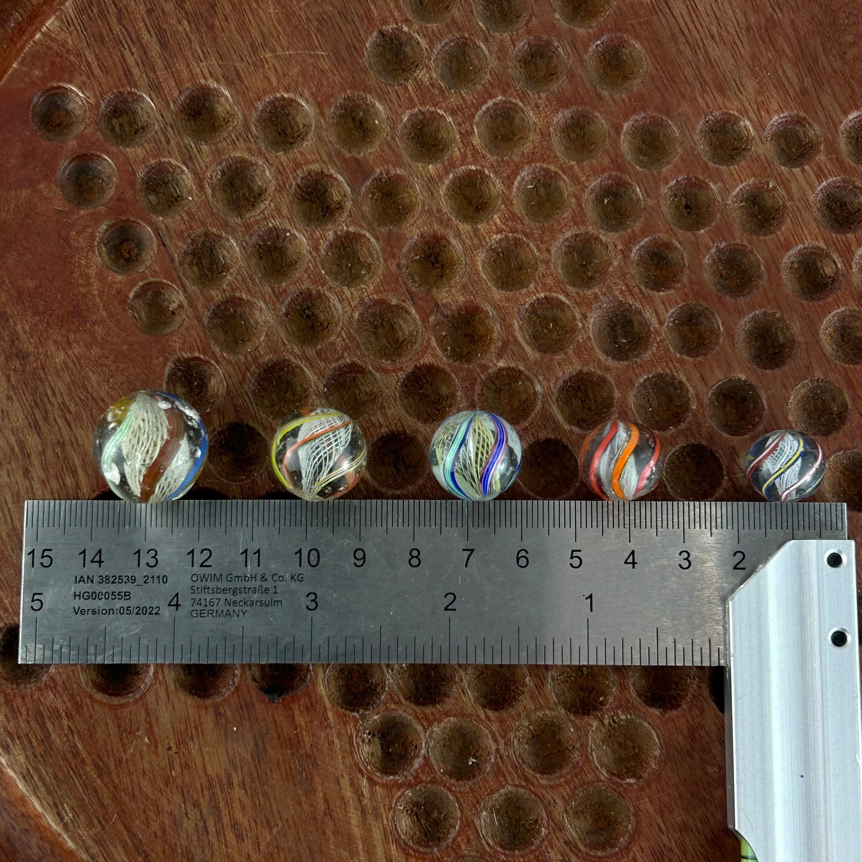 Collection of 5 Antique Latticino Core Swirls Marbles Handmade German Glass Marble - Etsy