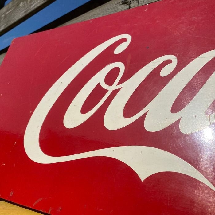 Vintage Wooden Coca Cola Arrow Sign - Etsy