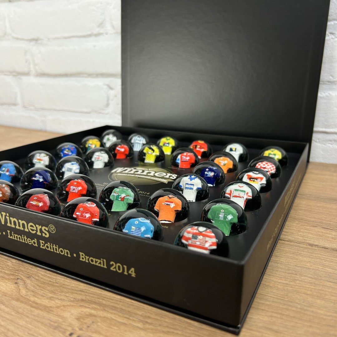 Limited Marbles Box Set World Cup Football Rare Marbles 2014 Free ...
