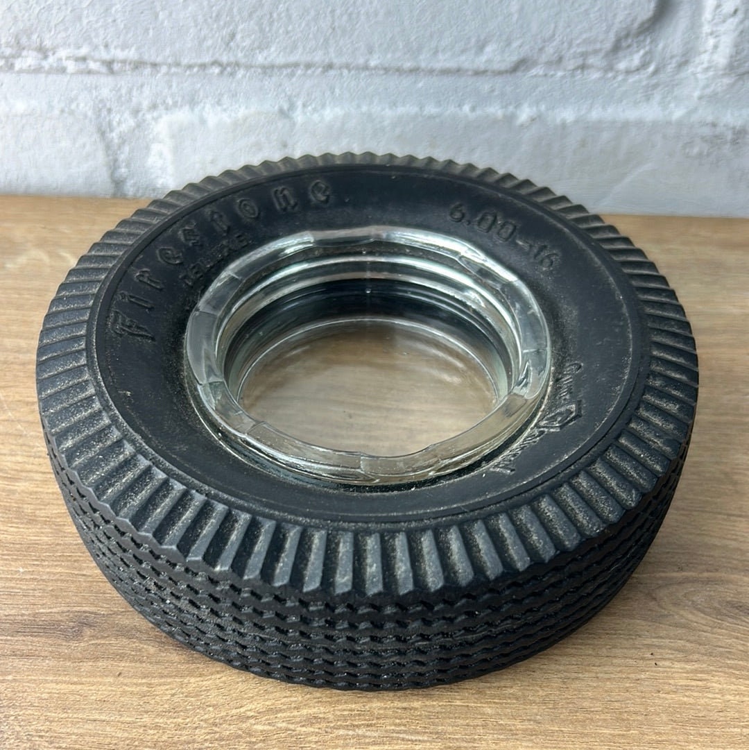 Vintage Firestone Rubber Tire Ashtray - Etsy