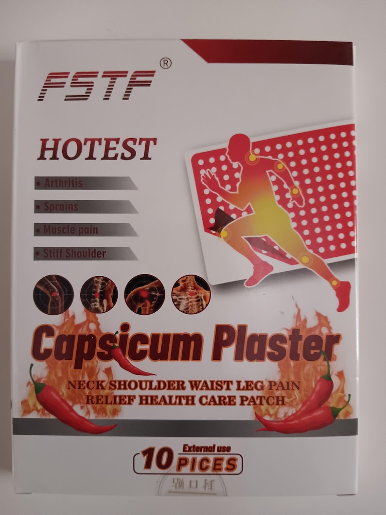 FSTF Capsicum Plaster Pain Patches - Etsy