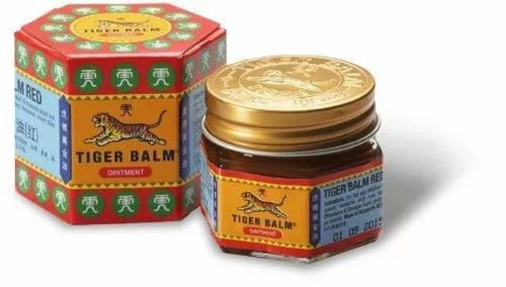 Chinese Tiger Balm Tiger Balm - The Must Have For The Travelling